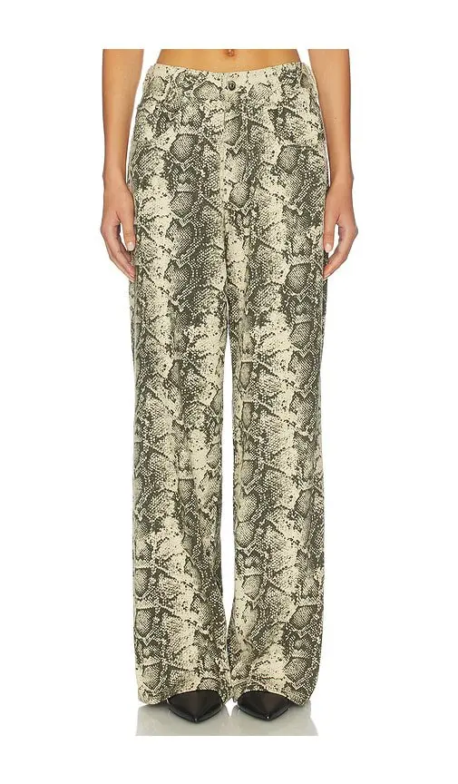 NAKEDVICE The Maxwell Wide Leg Jean - Beige