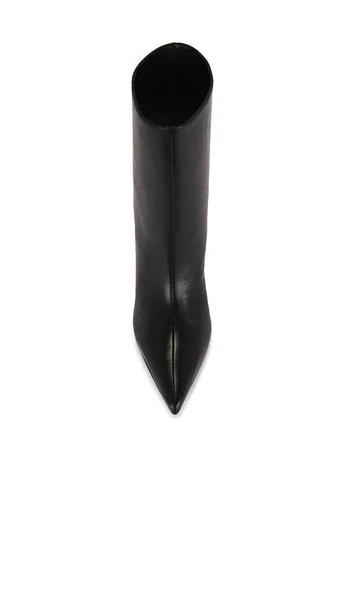 Raye Leather Stiletto Heel Pointed Toe Ankle Boots