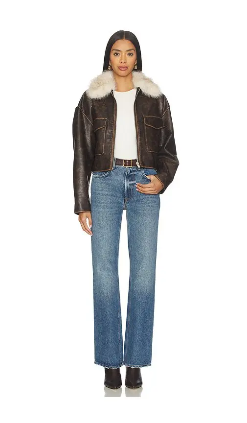 Blanknyc Cropped Bomber In . Also