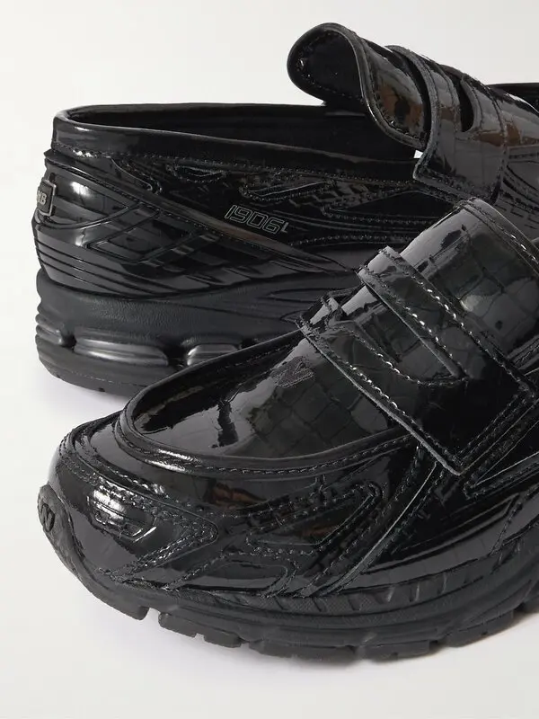 NEW BALANCE 1906l Leather And Rubber-trimmed Mesh Slip-on Sneakers