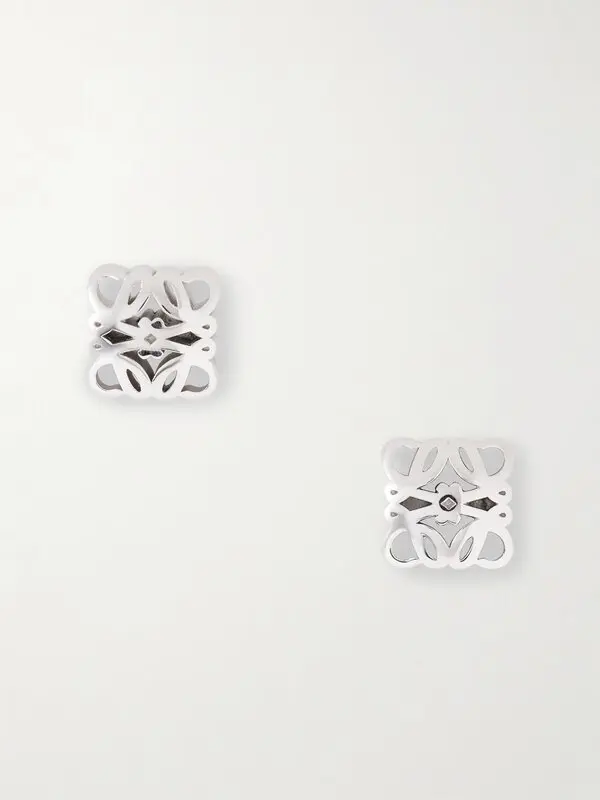 Loewe Bombe Anagram Earrings - Silver