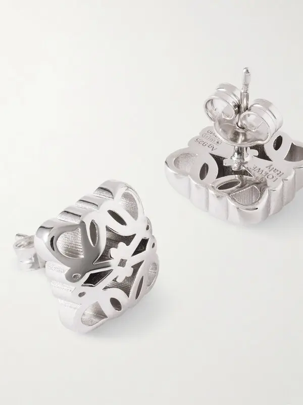 Loewe Bombe Anagram Earrings - Silver
