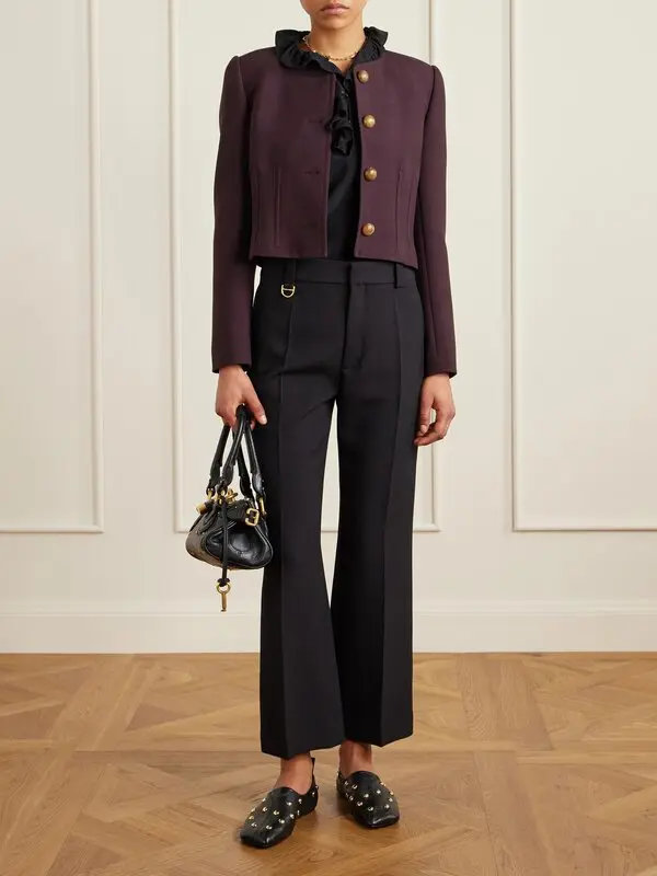 Chloé Paddington Embellished Leather Tote - Black