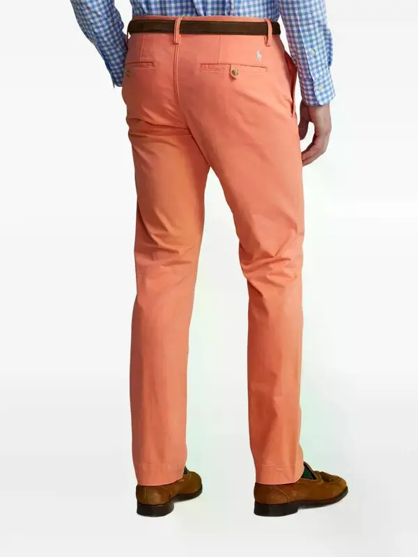 Polo Ralph Lauren Button Chino Trousers - Orange
