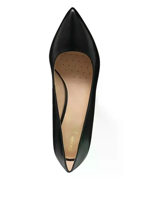 Geox 60mm Calf Leather Pumps - Black