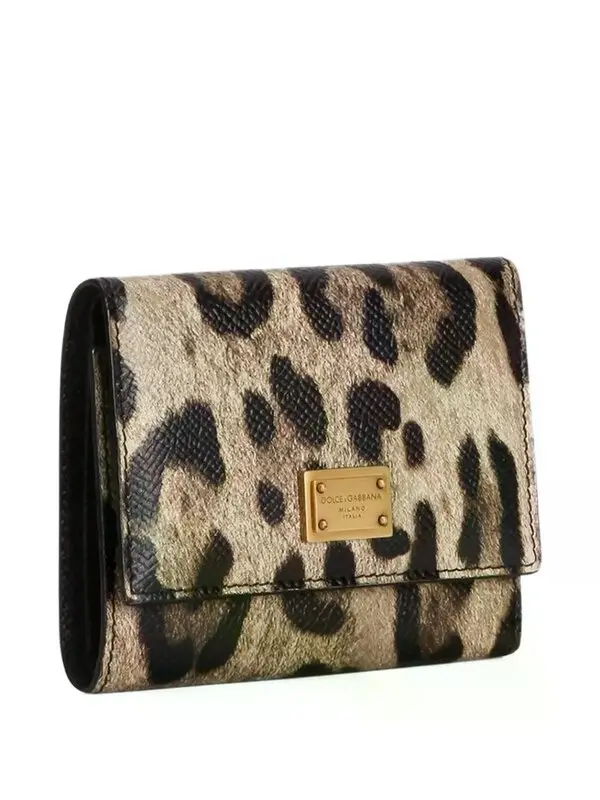 Dolce & Gabbana Leopard-print Zip Wallet