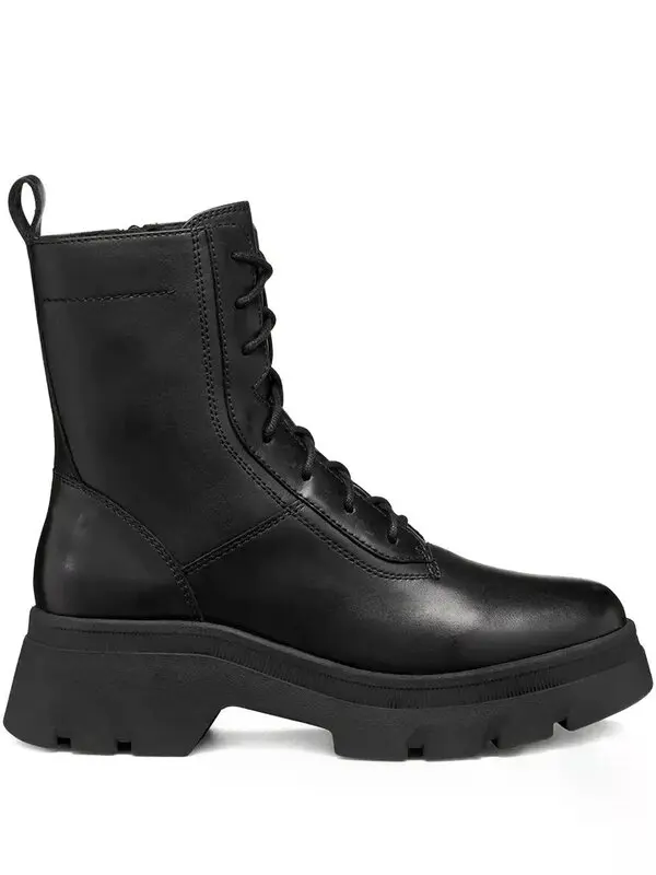 Geox Lace-up Leather Boots