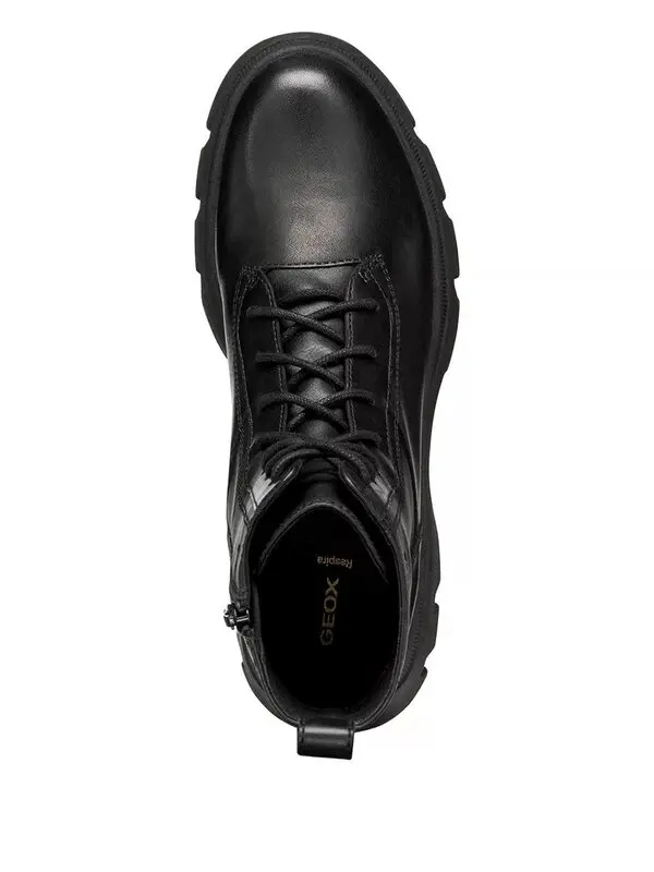 Geox Lace-up Leather Boots
