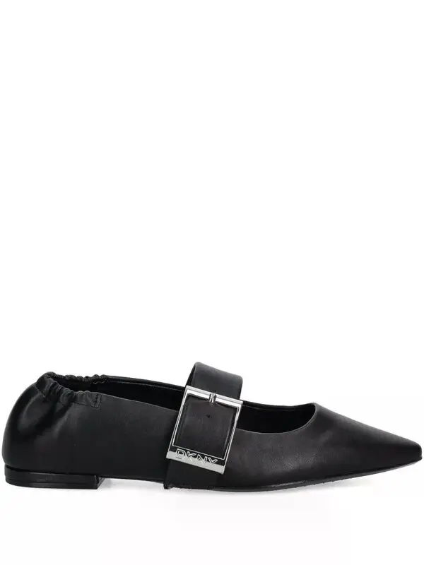 Dkny Buckle-strap Ballet Flats