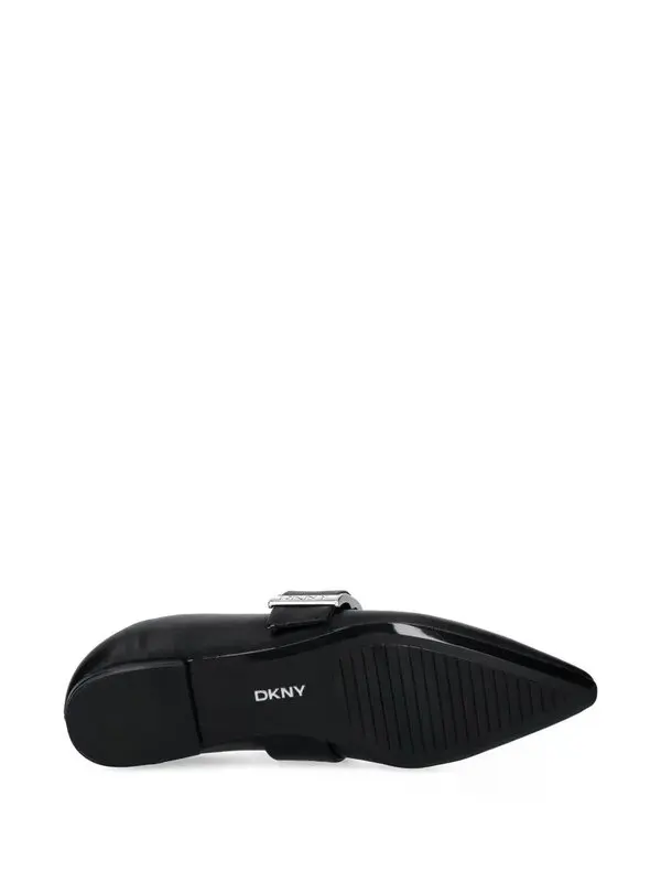Dkny Buckle-strap Ballet Flats