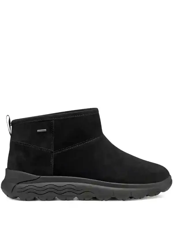 Geox Suede Ankle Boots With Pull Tab