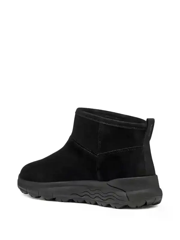 Geox Suede Ankle Boots With Pull Tab