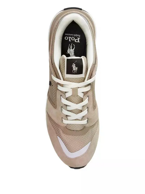 Polo Ralph Lauren Lace-up Suede-leather Sneakers - Neutrals