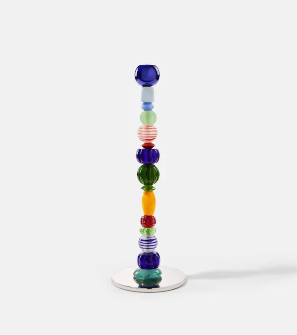POLSPOTTEN Beads Candle Holder - Multicoloured