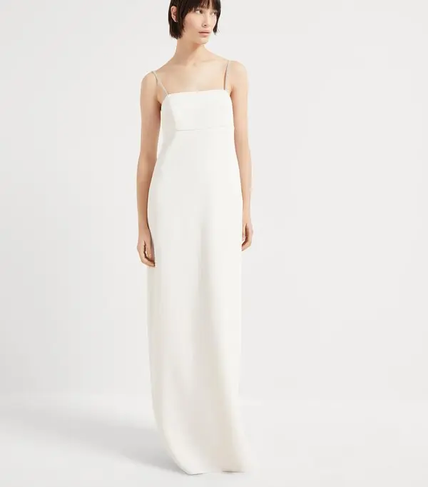 Brunello Cucinelli Silk-blend Maxi Dress