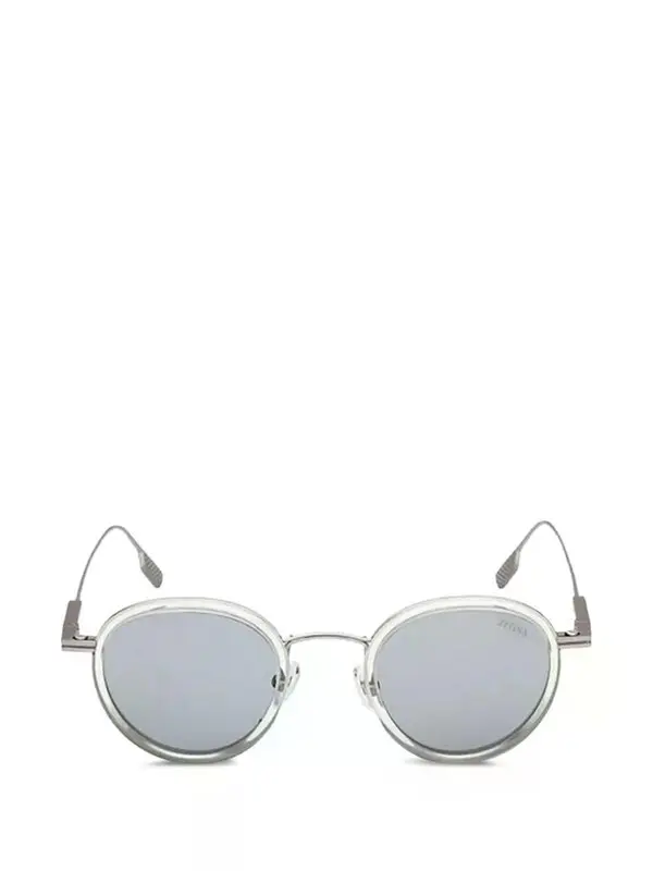Zegna Round Sunglasses - Silver