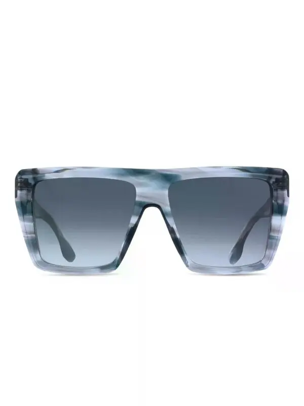 Victoria Beckham Rectangle Frame Sunglasses - Grey