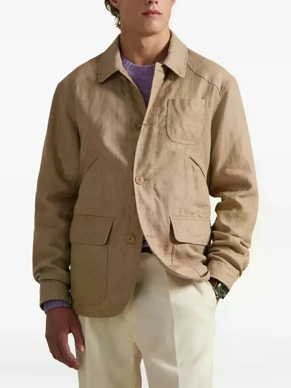 Polo Ralph Lauren Herringbone Pocket Jacket - Neutrals