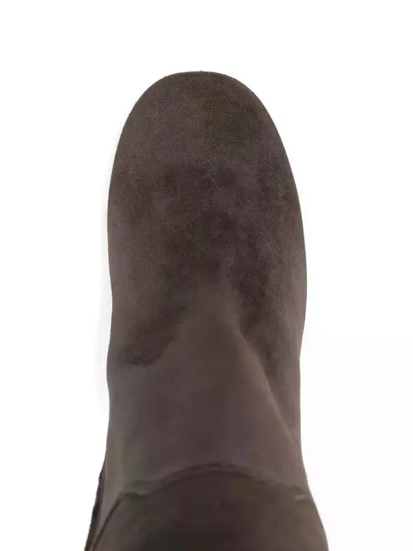 Hogan 90mm Suede Block-heel Knee-high Boots