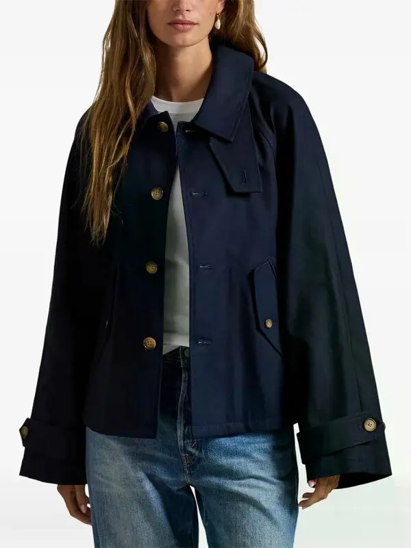 Polo Ralph Lauren Cotton Twill Embroidered Jacket - Blue