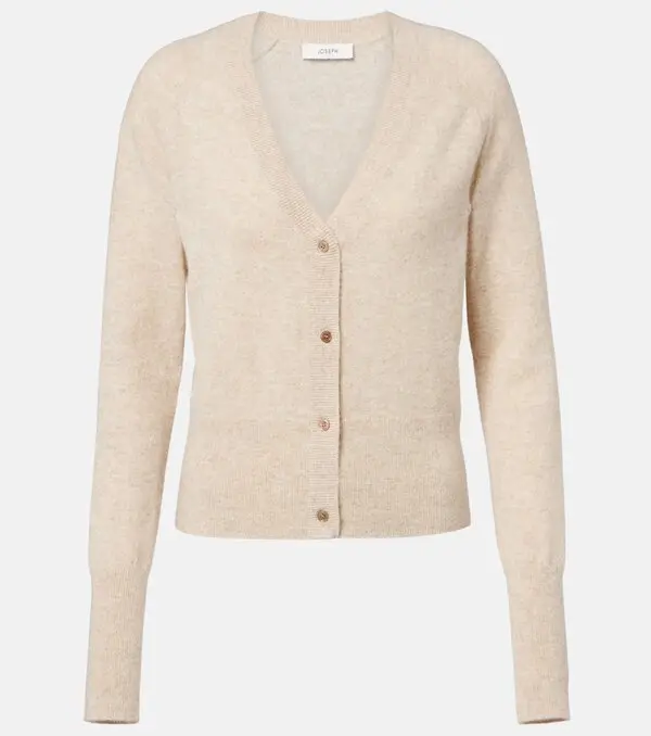 JOSEPH Keane Cashmere Cardigan - Beige