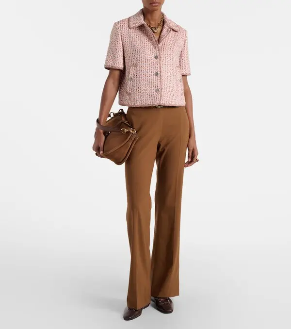 Etro Cropped Tweed Jacket