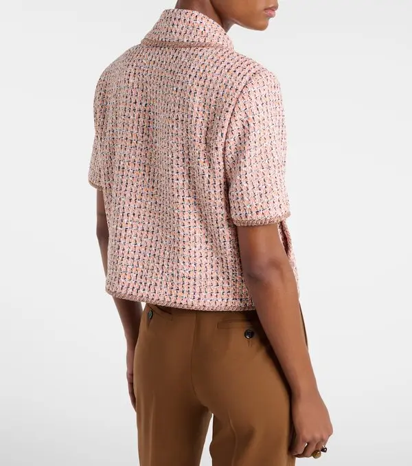 Etro Cropped Tweed Jacket
