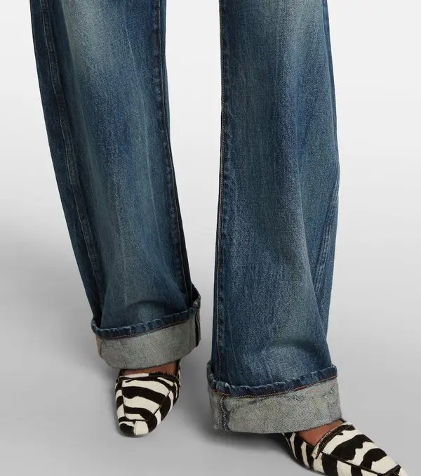 Khaite Karo Barrel-leg Jeans