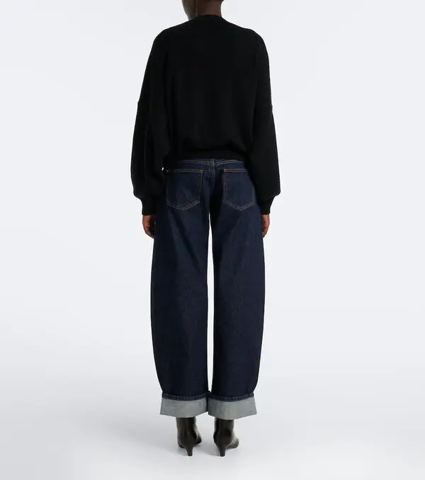 Khaite Karo Barrel-leg Jeans - Blue