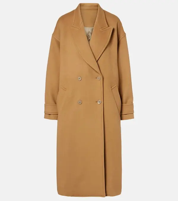 Isabel Marant Étoile Winry Wool And Cashmere-blend Coat - Brown