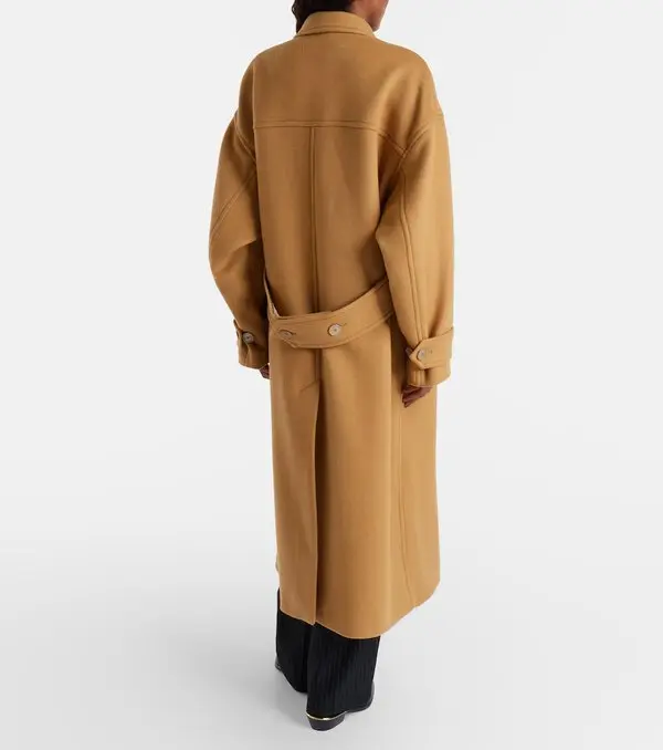 Isabel Marant Étoile Winry Wool And Cashmere-blend Coat