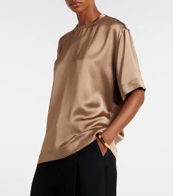 TOTEME Satin T-shirt