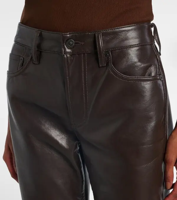 Citizens Of Humanity Genova Low-rise Bootcut Pants - Brown