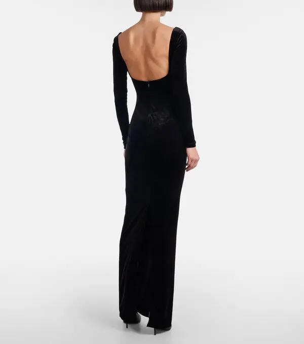 Balenciaga Velvet Gown