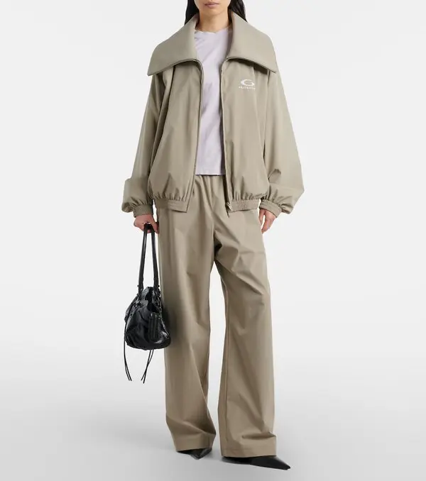 Balenciaga Oversized Wide-leg Track Pants