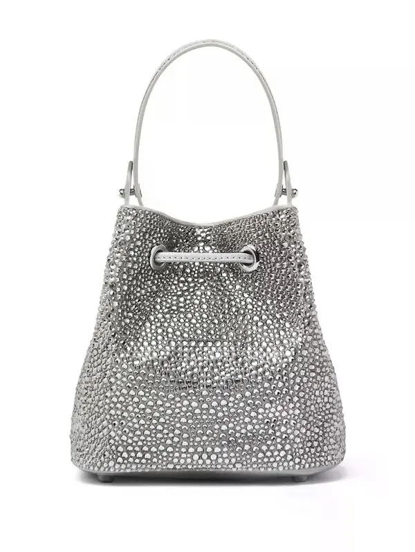 Versace La Medusa Crystal Embellished Mini Bucket Bag