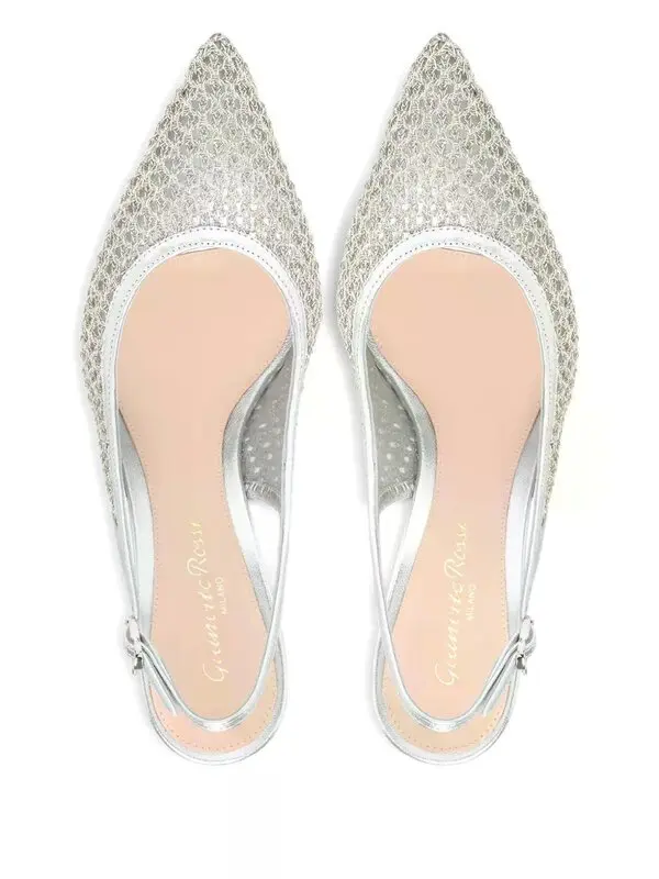 GIANVITO ROSSI Nikki Pointed Sling-back Heels