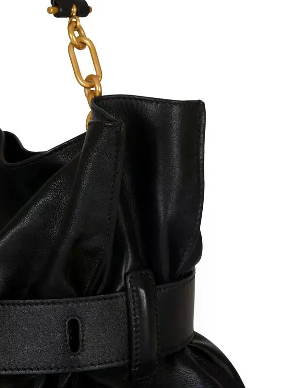 Balmain Medium Anthem Shoulder Bag - Black