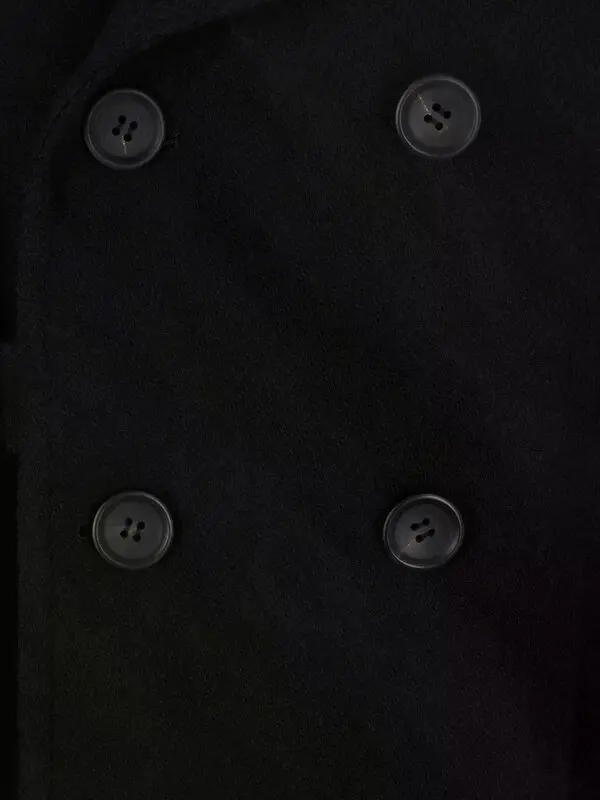 Yohji Yamamoto Paneled Double-breasted Coat