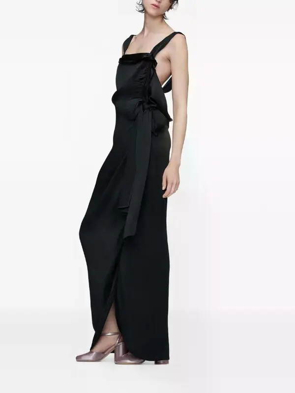 MAISON MARGIELA Asymmetric Gown With Bow Detail