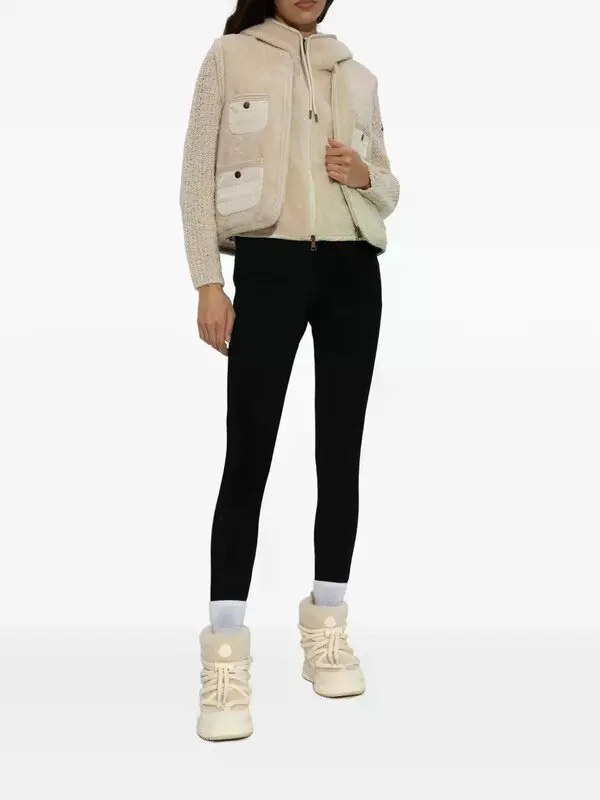 Moncler Mid Snow Boots With Rope Detailing