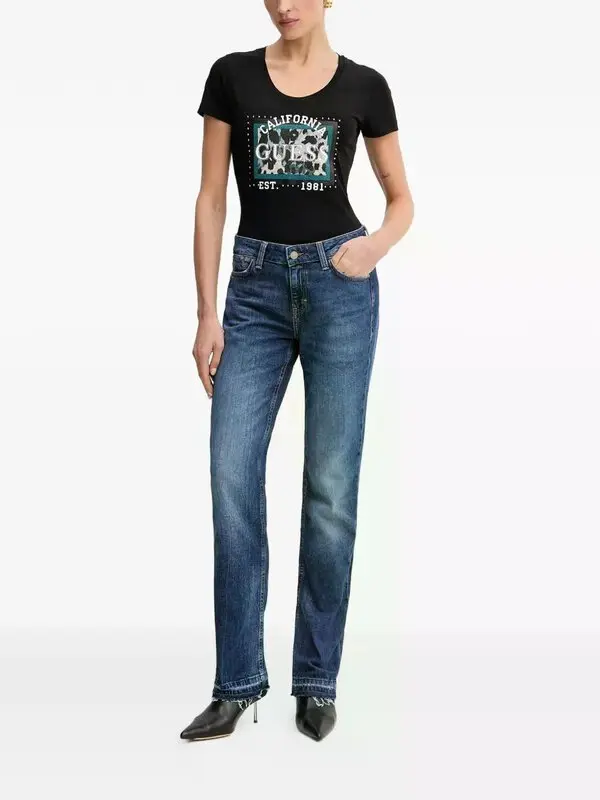 Guess Raw-cut Straight-leg Jeans