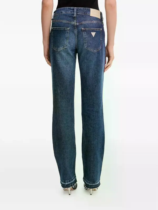 Guess Raw-cut Straight-leg Jeans