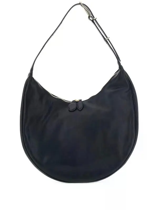 LIFFNER Leather Shoulder Bag - Black