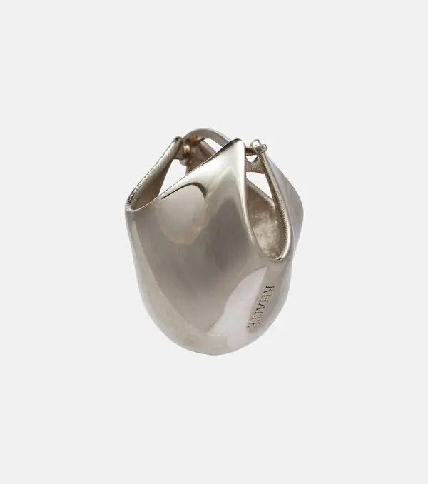 Khaite Lotus Earrings - Silver