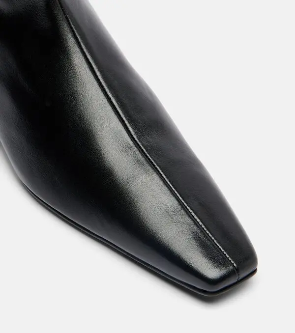 TOTEME Leather Ankle Boots