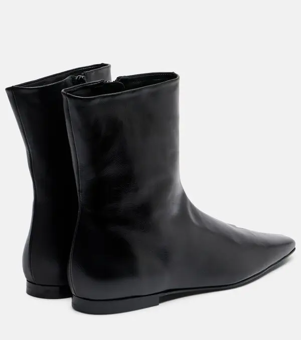 TOTEME Leather Ankle Boots