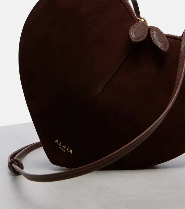 Alaïa Le Cour Heart Shoulder Bag - Brown
