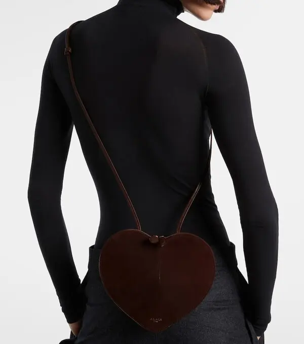 Alaïa Le Cour Heart Shoulder Bag - Brown