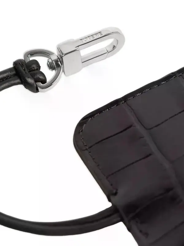 TOTEME Croco-embossed Keyring